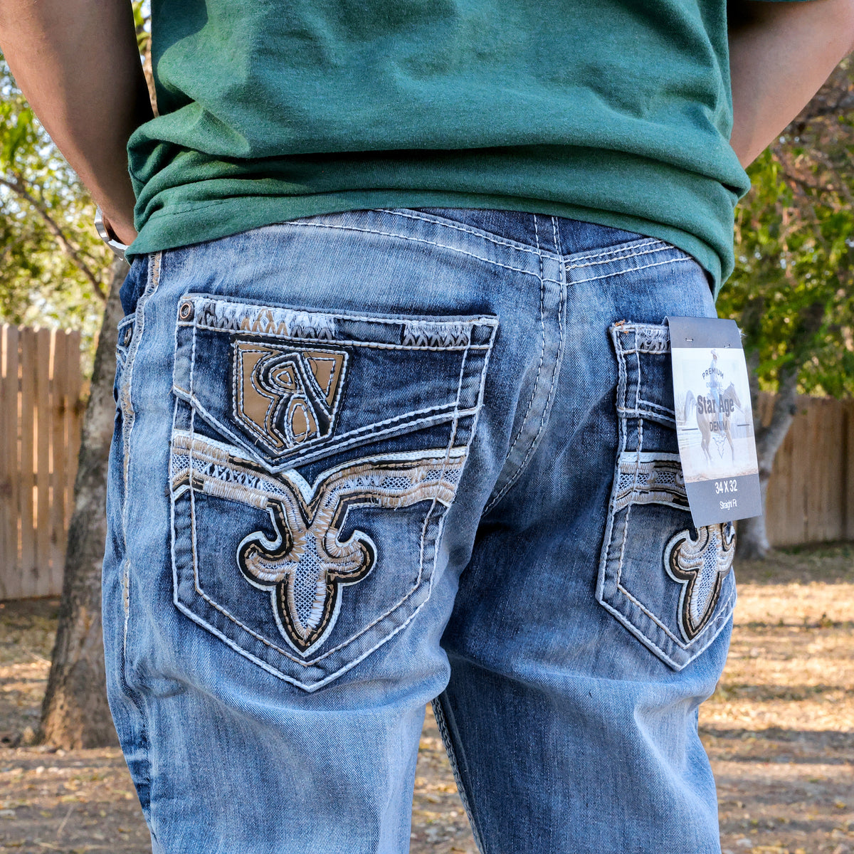 Men’s SA-045 Straight Fit Blue Jean – Texas Boot Ranch
