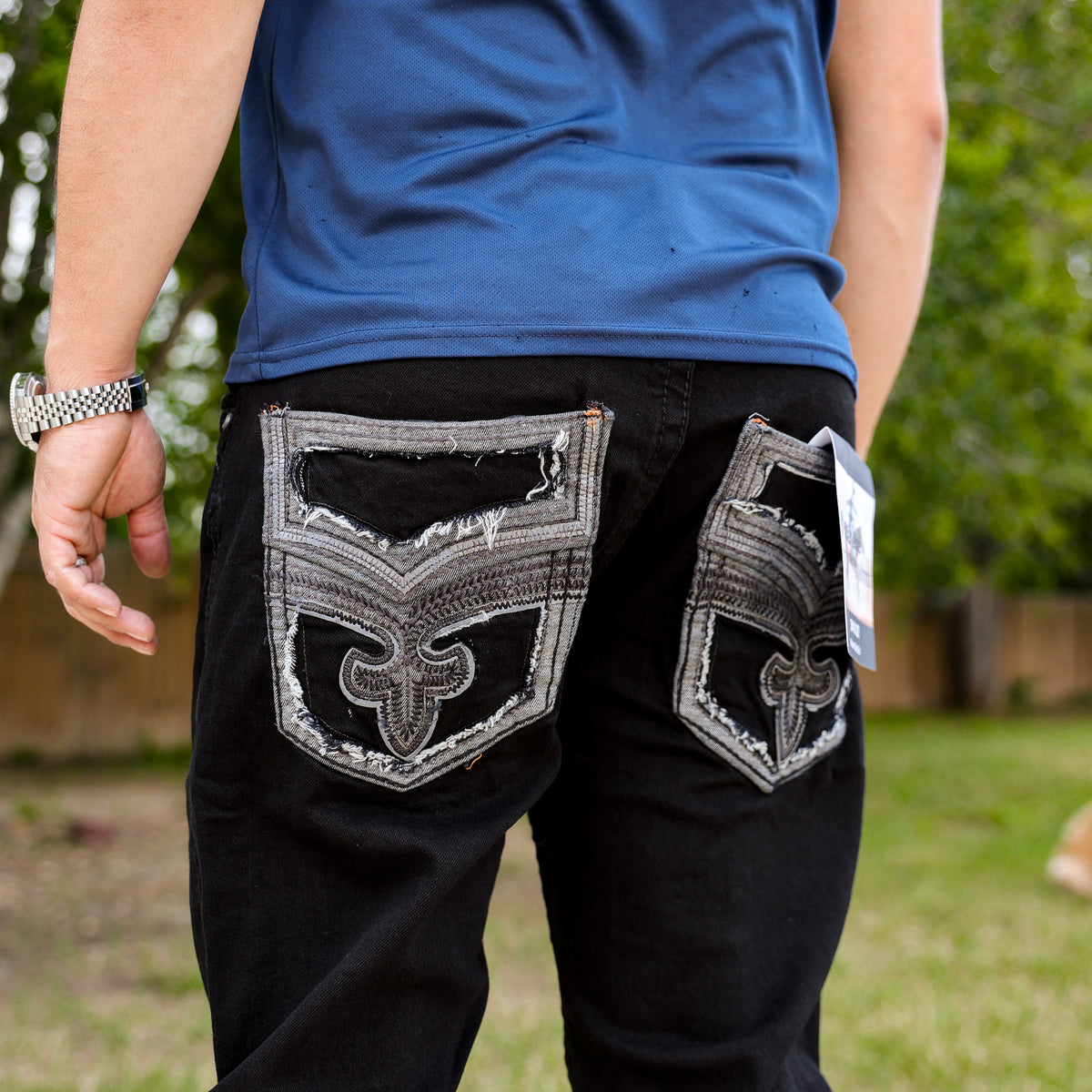 Men’s SA-034 Boot Cut Black Jean – Texas Boot Ranch