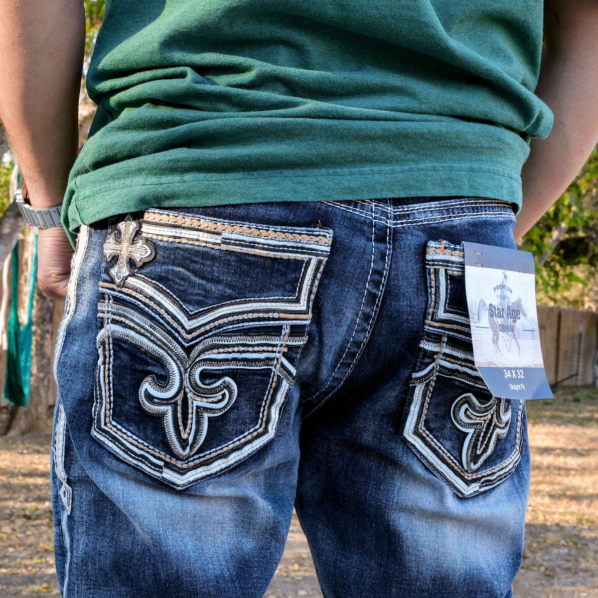 Men’s SA-044B Straight Fit Blue Jean – Texas Boot Ranch