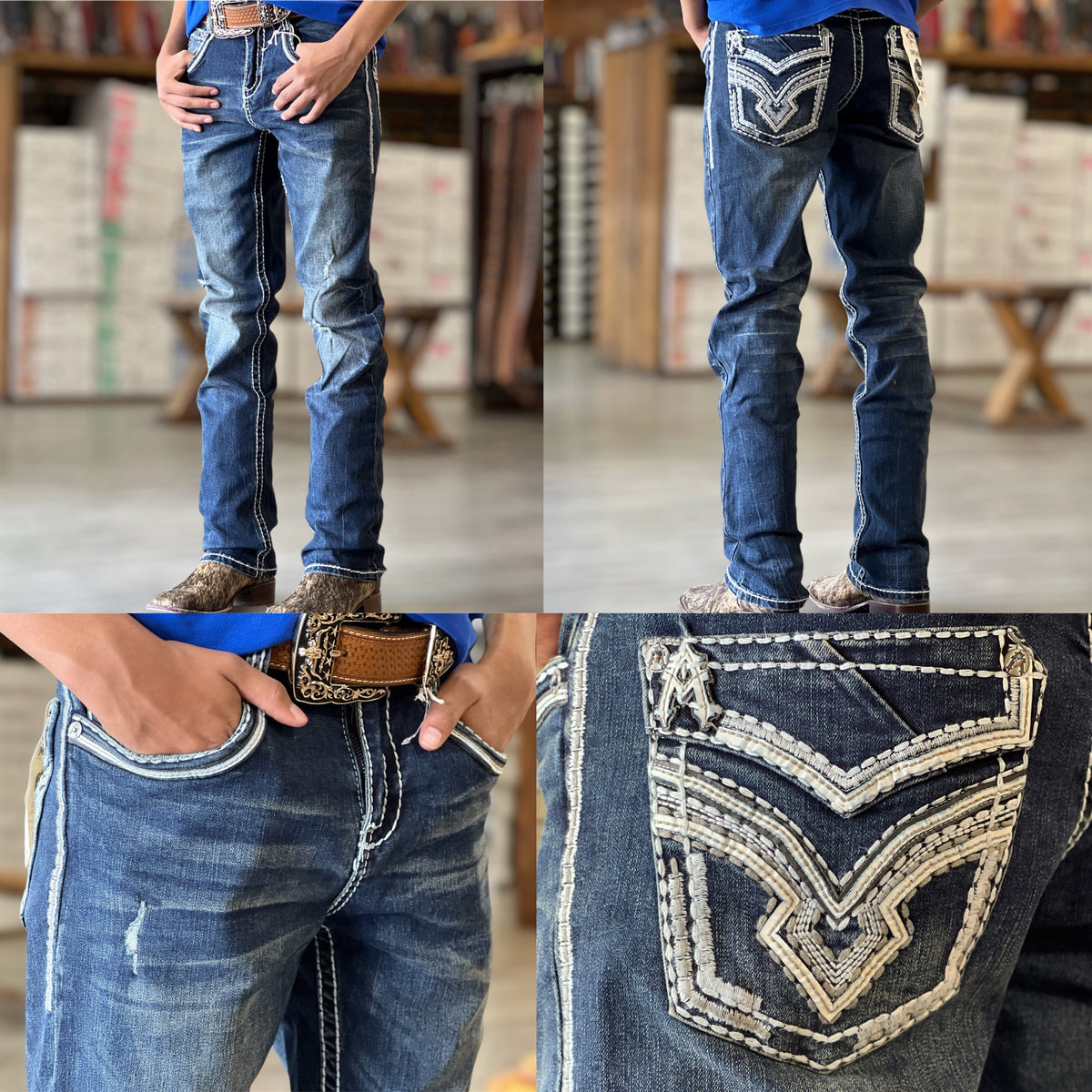 Men’s AM-2097 Straight Fit Blue Jean – Texas Boot Ranch