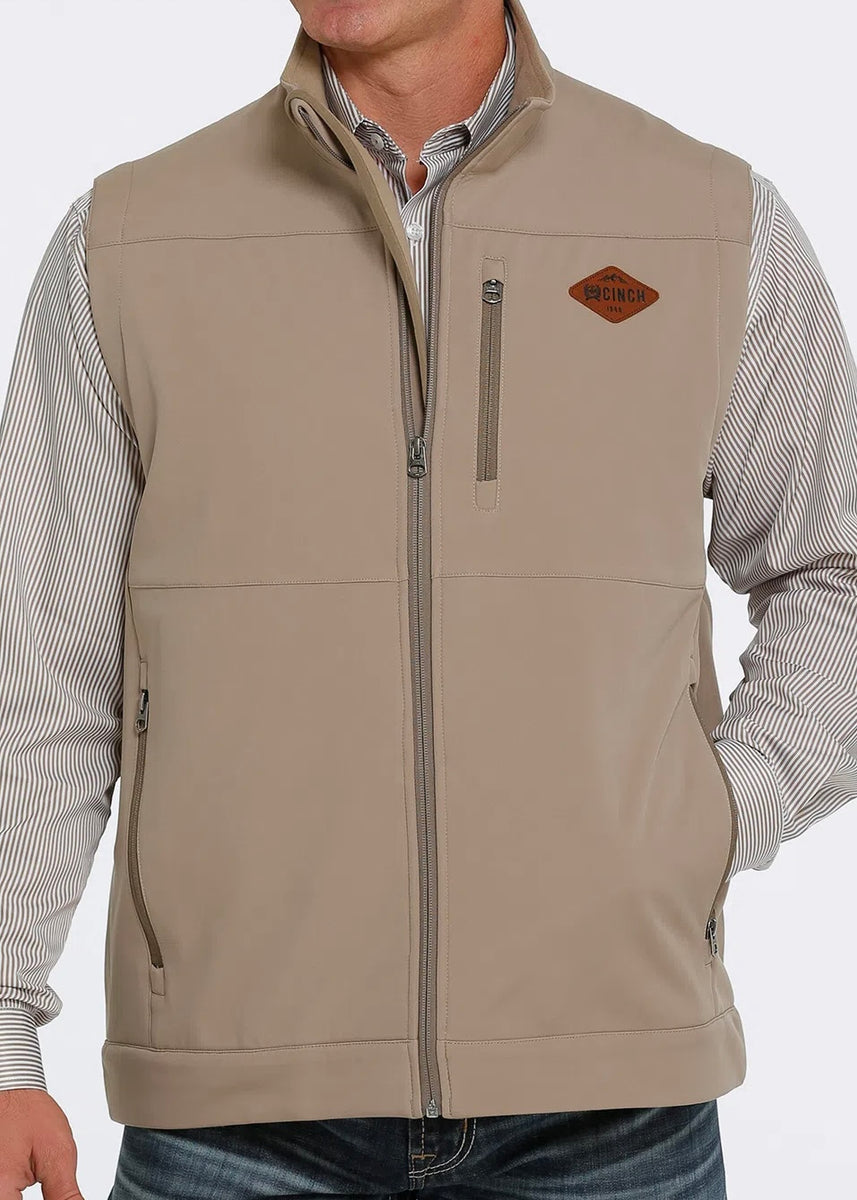 Cinch Men’s Khaki Concealed Carry Vest – Texas Boot Ranch
